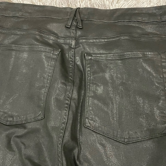 Good American | Jeans | Good American Good Legs High Rise Wax Coated ...